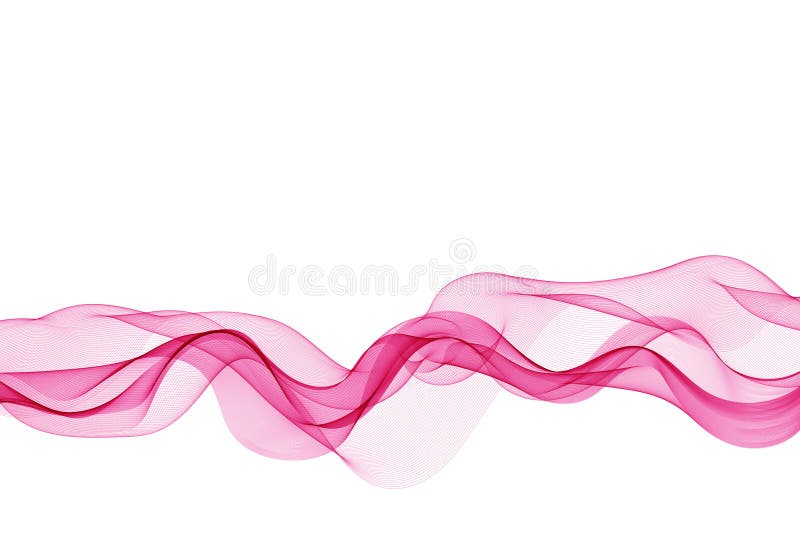 Abstract Vector Wave. Template for Advertising. Pink Wave. Eps 10 Stock ...