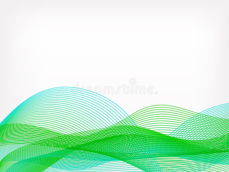 Abstract Vector Waved Line Background Stock Illustration - Illustration ...