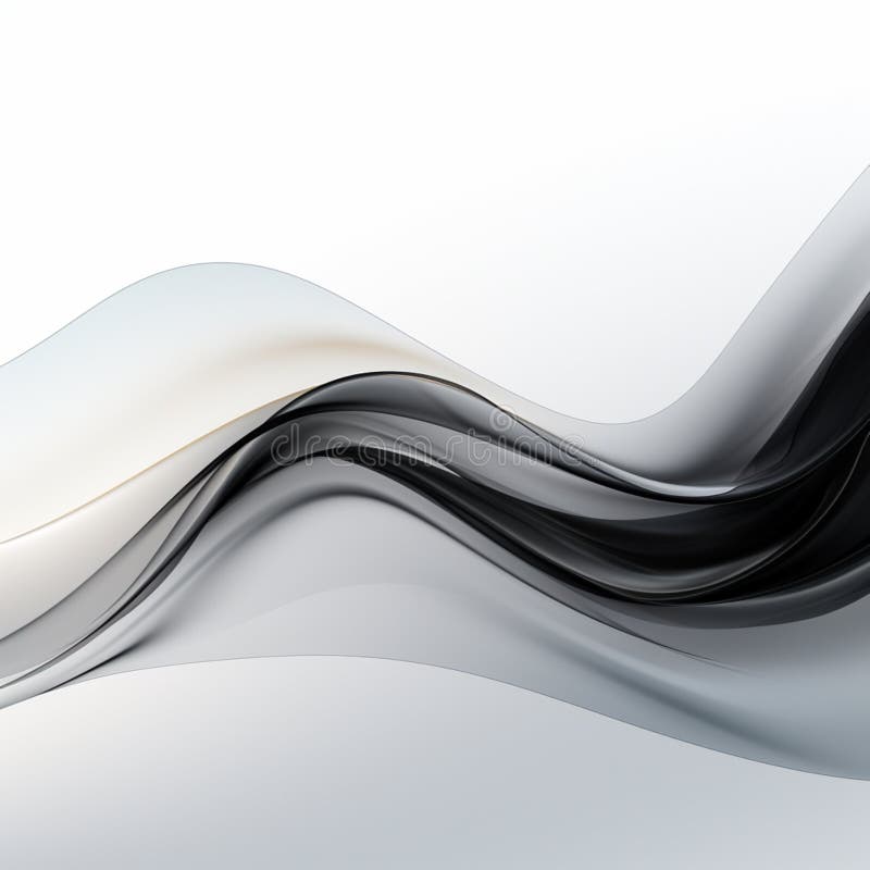 Abstract Wavy Lines Flowing Smooth Curves Stock Illustration - Illustration of movement, concept ...