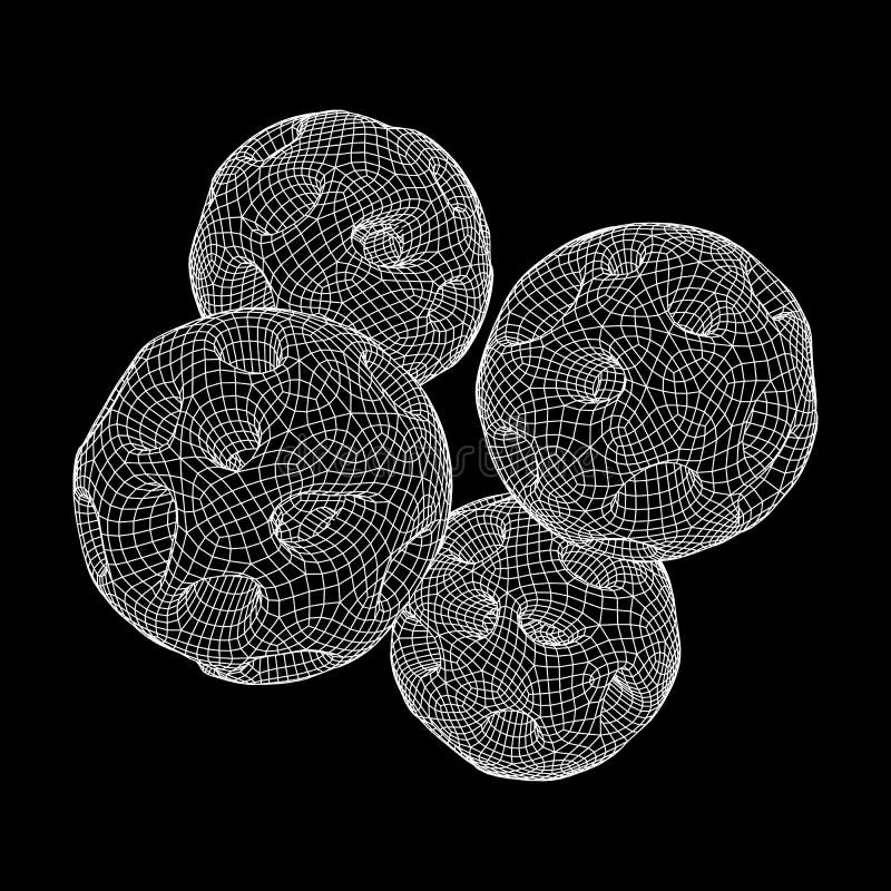 Abstract Vector Wireframe Sphere Stock Vector - Illustration of ...