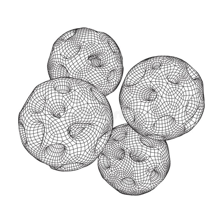 Abstract Vector Wireframe Sphere Stock Vector - Illustration of orbit ...