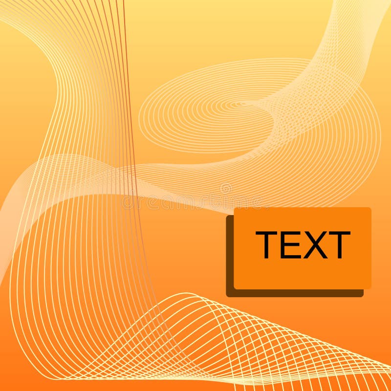 Abstract Vector Yellow Vector Background with Text Stock Vector ...