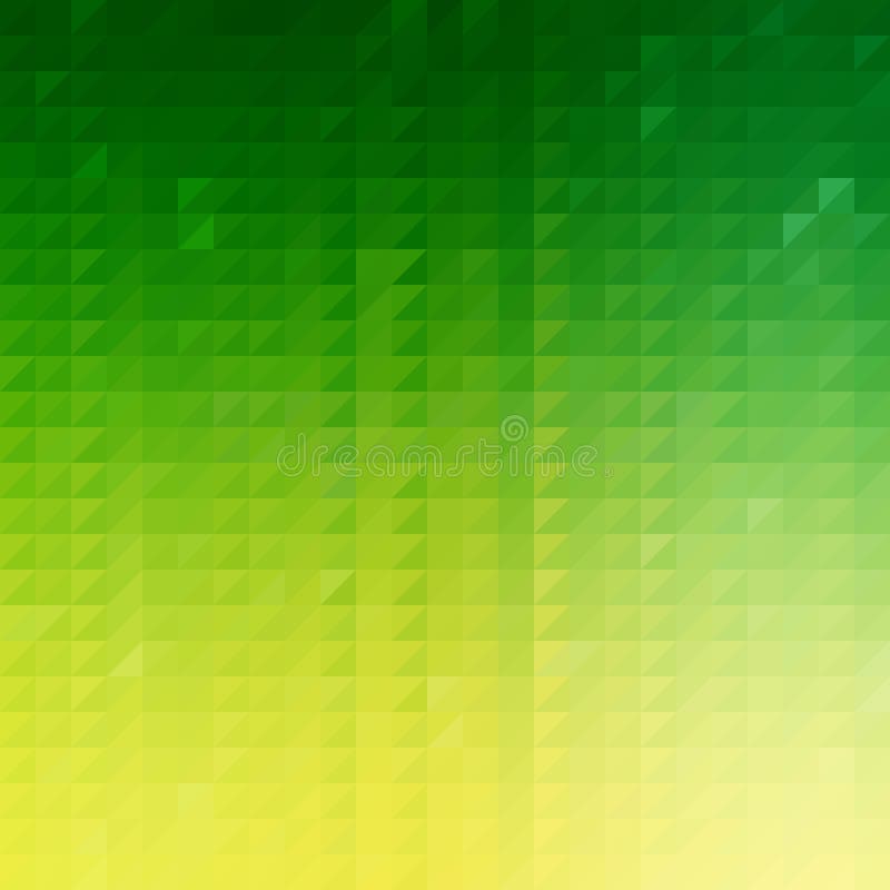Abstract Vector Yellow and Green Triangles Background. Eps 10 Stock ...