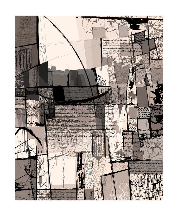 Abstract Vectorial Composition Stock Vector - Illustration of textile ...