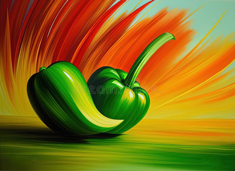Abstract Vegetables Illustration Stock Illustration - Illustration of ...