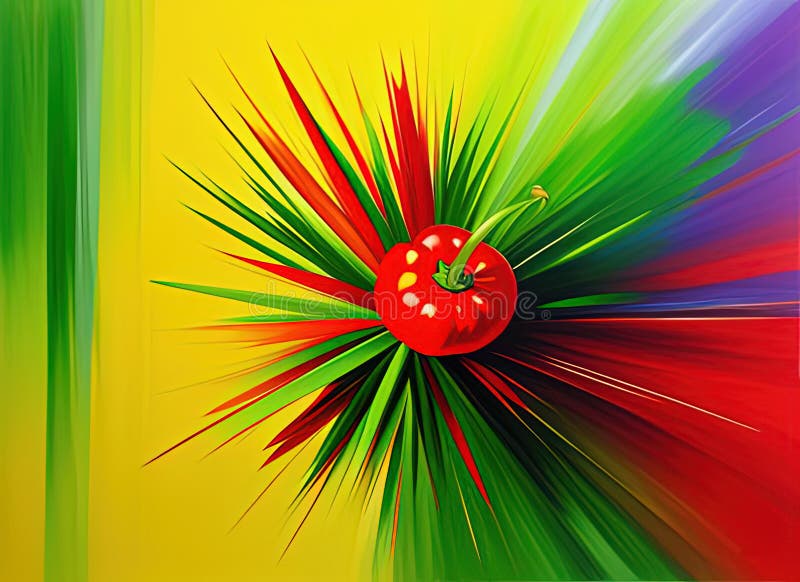 Abstract Vegetables, Illustration. Stock Illustration - Illustration of ...