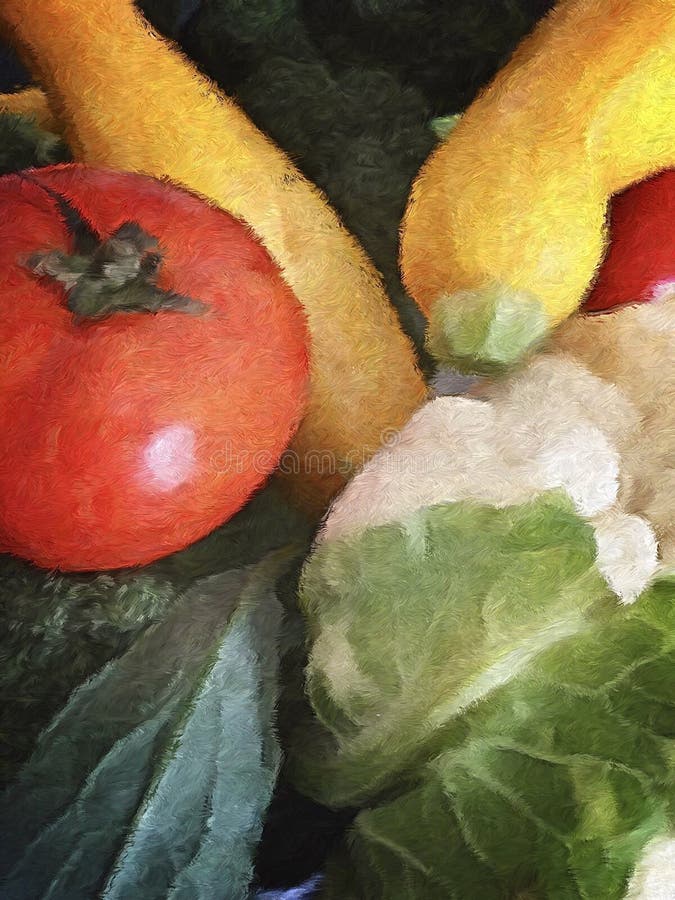 Abstract Vegetables Oâ€™Keefe Stock Image - Image of okeefe, abstract ...