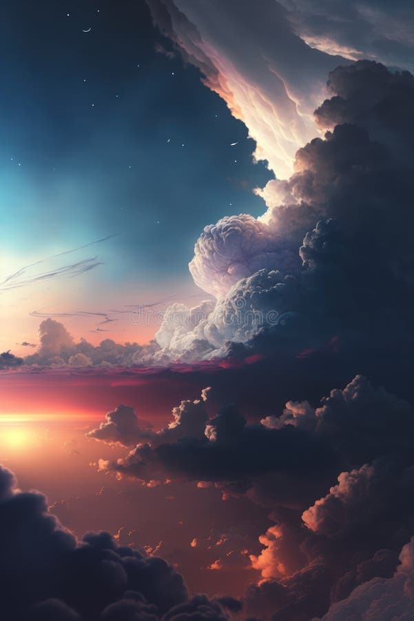 Abstract Vertical Background Colorful Beautiful Background Sky Graphic ...