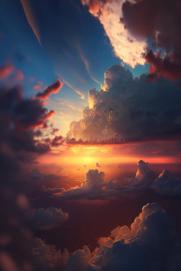 Abstract Vertical Background Colorful Beautiful Background Sky Graphic ...