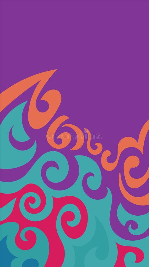 Abstract Vertical Background with Swirls and Curves. Abstract Vertical ...
