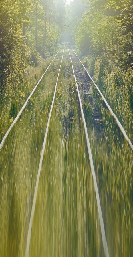 Abstract Vertical Banner of Path Perspective. Stock Image - Image of ...