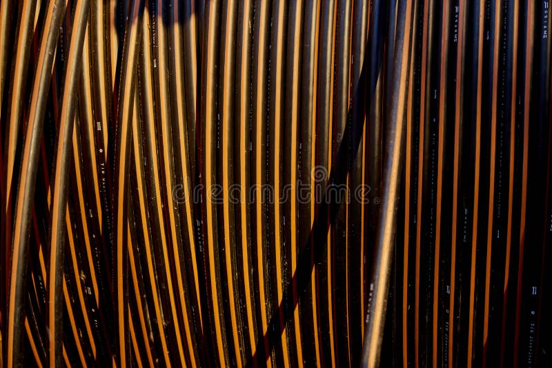 Abstract Vertical Cable Wire Stock Photo - Image of equipment, cabling ...