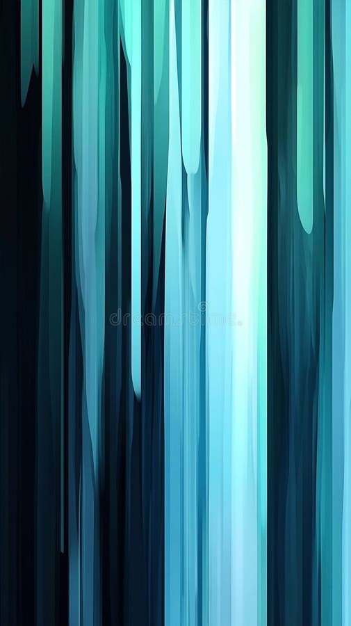 Abstract Vertical Gradient Lines with Blue Teal and Black Color for ...