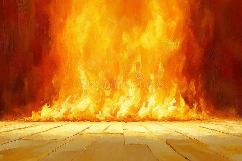 Vertical Fire Extinguisher. Color Red. Isolated on Blue Background ...