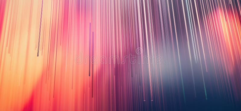 Abstract Vertical Lines in Gradient Hues of Pink, Orange, and Blue ...