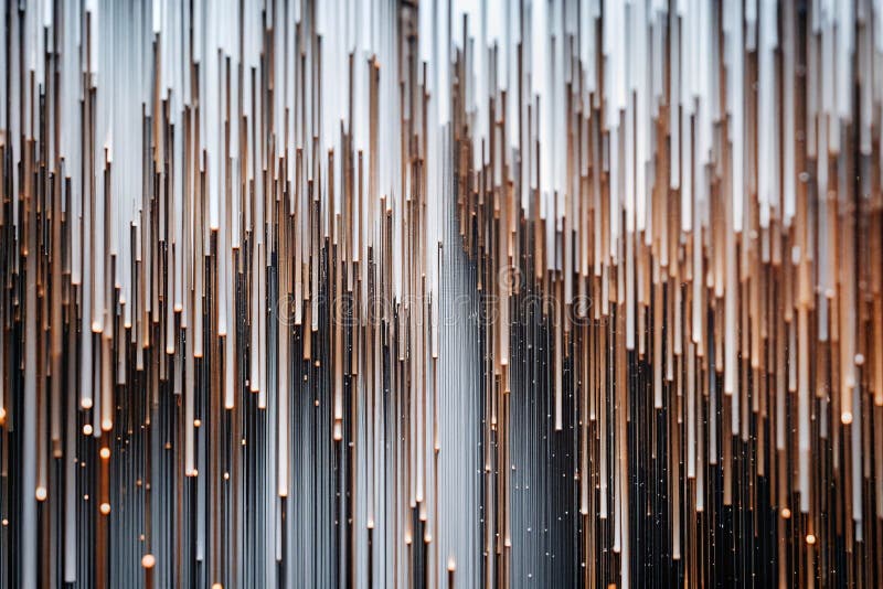 Abstract Vertical Lines, Modern Interior Design, Art Installation ...