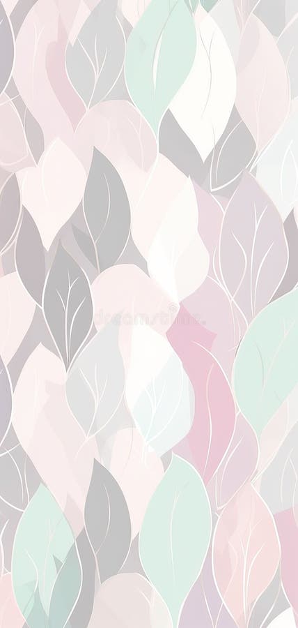 Abstract Vertical Wall Art with Organic Geometric Pattern. Generative ...