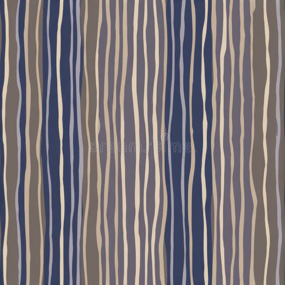 Abstract Vertical Wavy Lines in Blue and Beige Tones - Modern Pattern ...