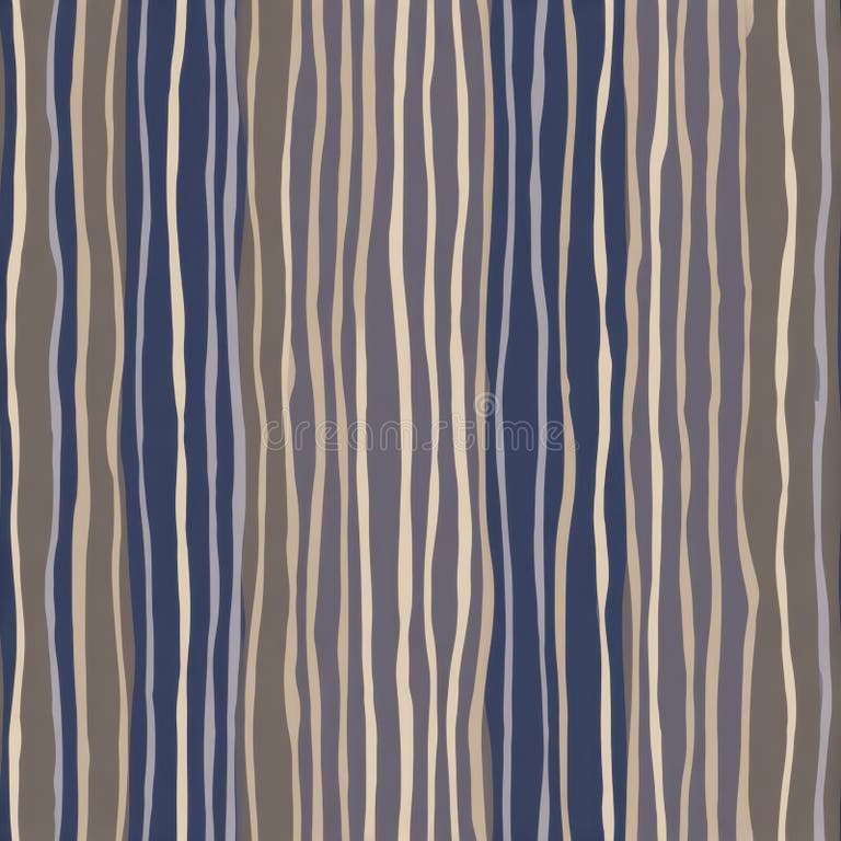 Abstract Vertical Wavy Lines in Blue and Beige Tones - Modern Pattern ...