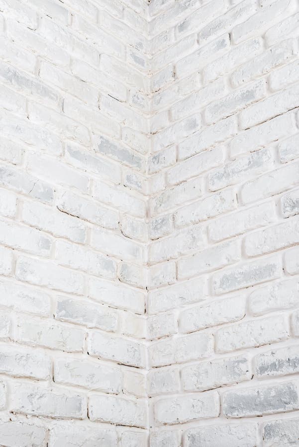 Abstract Vertical White Background of a Brick Wall. Stock Image - Image ...