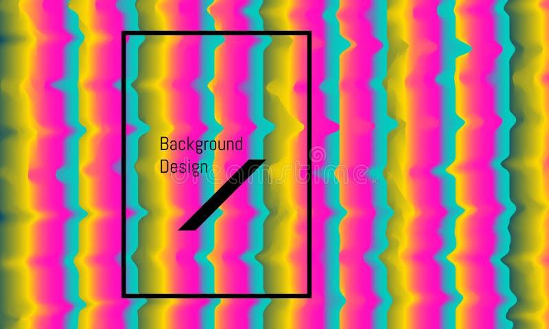 Abstract Verticle Rectangle Blend Wave. Colorful Beautiful Background ...