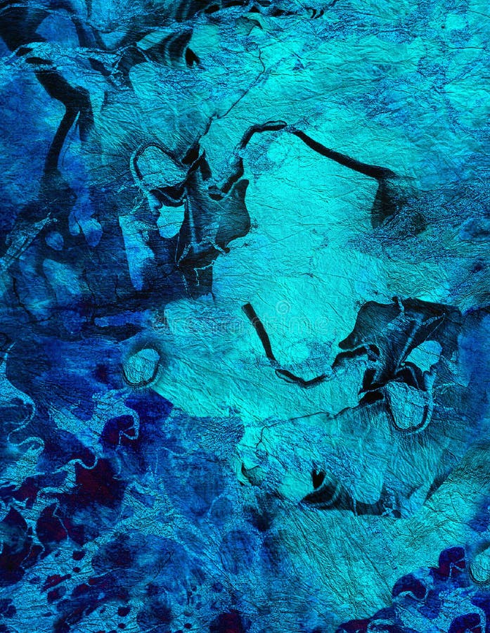 Abstract Vibrant Blue Texture, Background Stock Image - Image of luxury ...