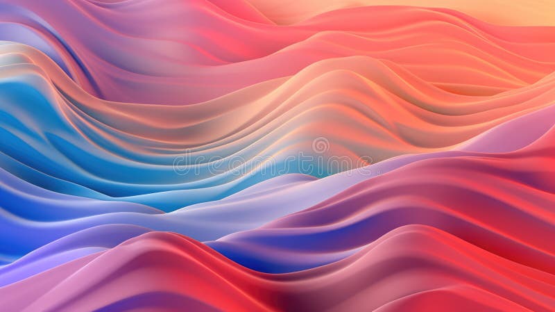 Abstract Vibrant Colorful Gradient Fluid Flow Wave Background Extreme ...