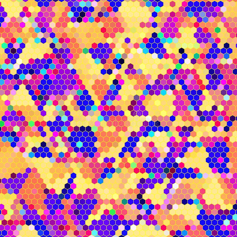 Abstract Vibrant Colors Pattern Background Design Stock Illustration ...