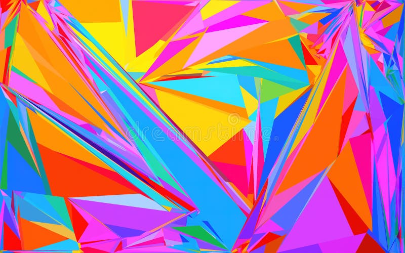 Abstract Vibrant Colors Pattern Background Design Stock Illustration ...