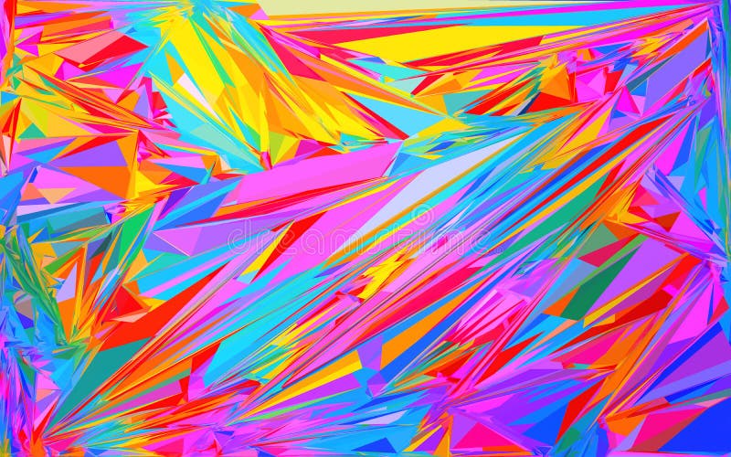 Abstract Vibrant Colors Pattern Background Design Stock Illustration ...