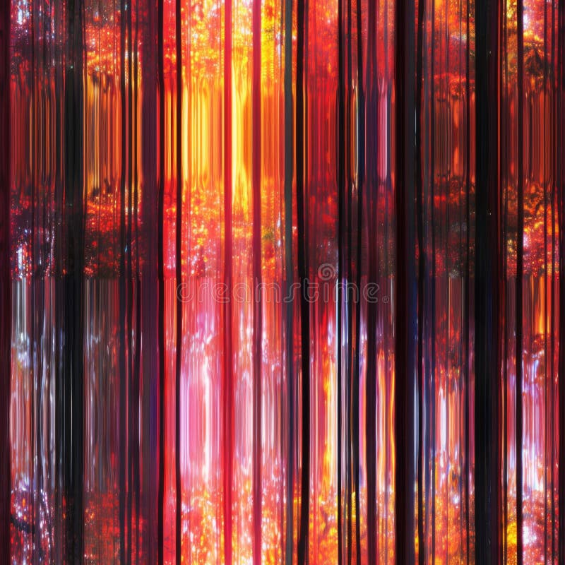 Abstract Vibrant Forest Fire Colors Digital Artwork Stock Photo - Image ...