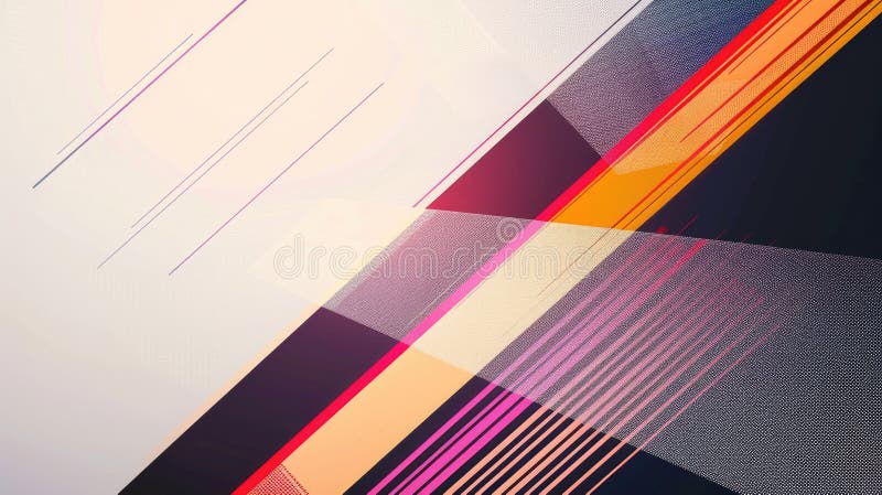 Abstract Vibrant Geometric Shapes Express Seamless Pattern Style ...