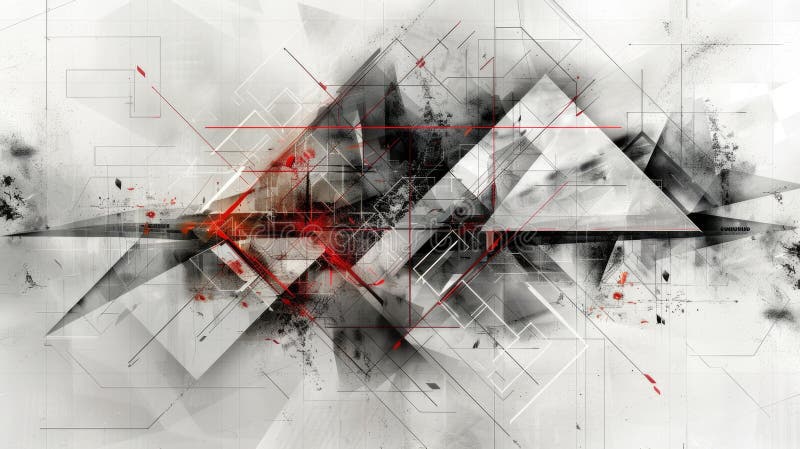 Abstract Vibrant Geometric Shapes Express Seamless Pattern Style ...