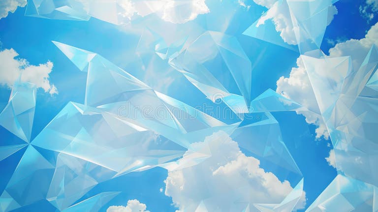 Abstract Vibrant Geometric Shapes Express Seamless Pattern Style ...