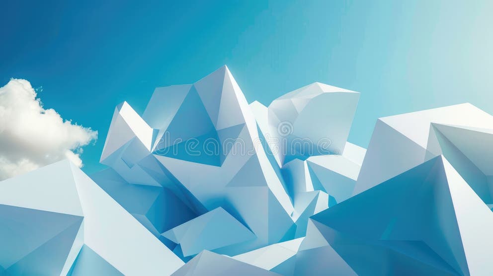 Abstract Vibrant Geometric Shapes Express Seamless Pattern Style ...