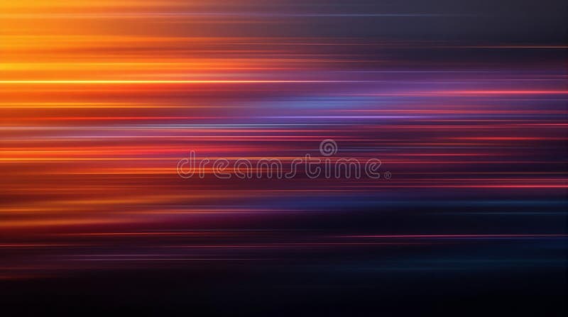 Abstract Vibrant Horizontal Lines Design Background Stock Illustration ...