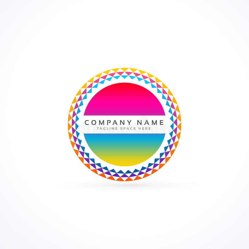 Abstract Vibrant Logo Design Concept Stock Vector - Illustration of ...