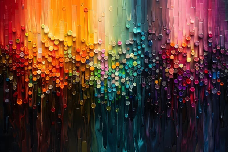 Abstract Vibrant Multi-Color Gradient with Textured Dots - Perfect for ...