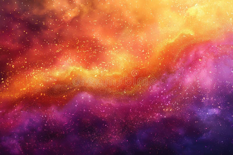 Abstract Vibrant Multicolor Background with Bubbles. Stock Image ...