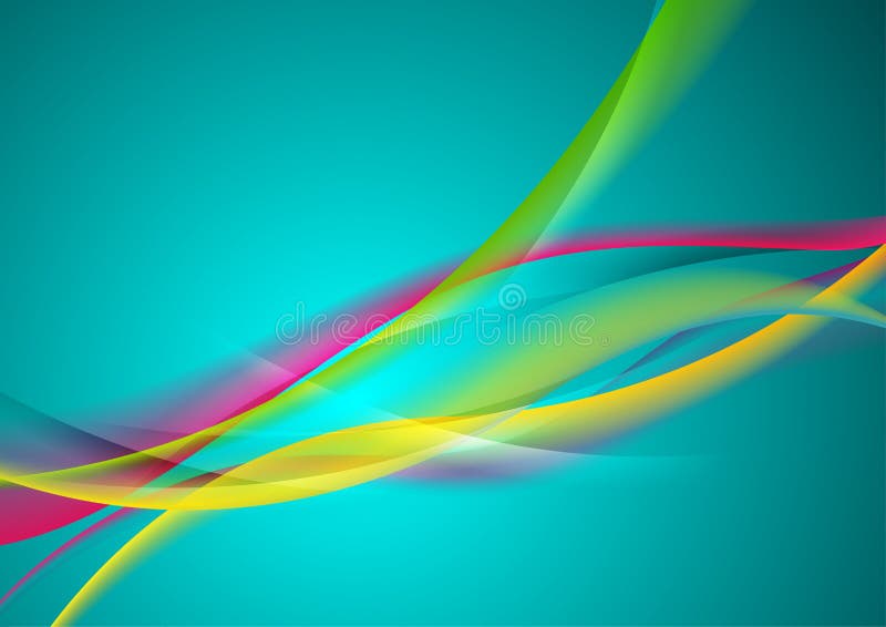 Abstract Vibrant Banner Sticker Stock Vector - Illustration of frame ...