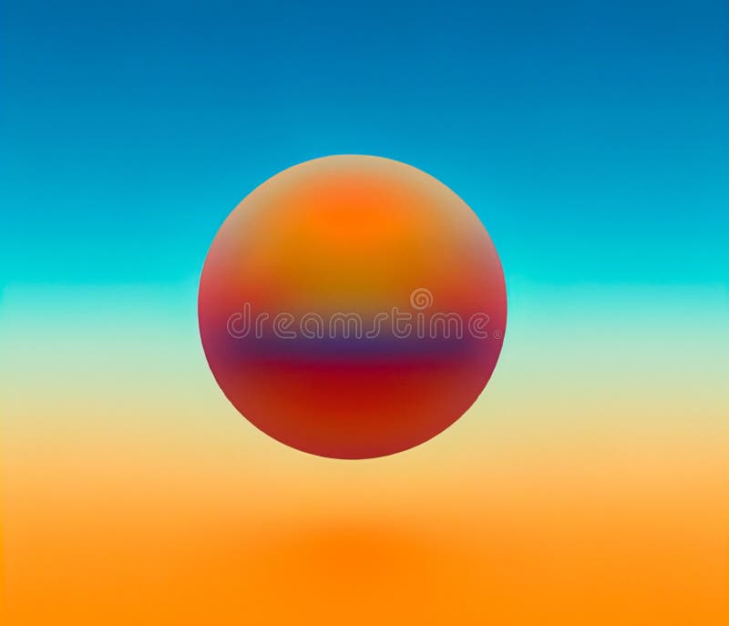 Abstract Vibrant Sphere Backdrop Stock Illustration - Illustration of ...