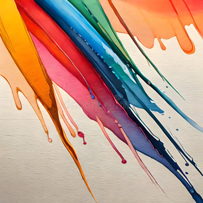 Color Splashes in Green - Ai Generated Image Stock Illustration ...