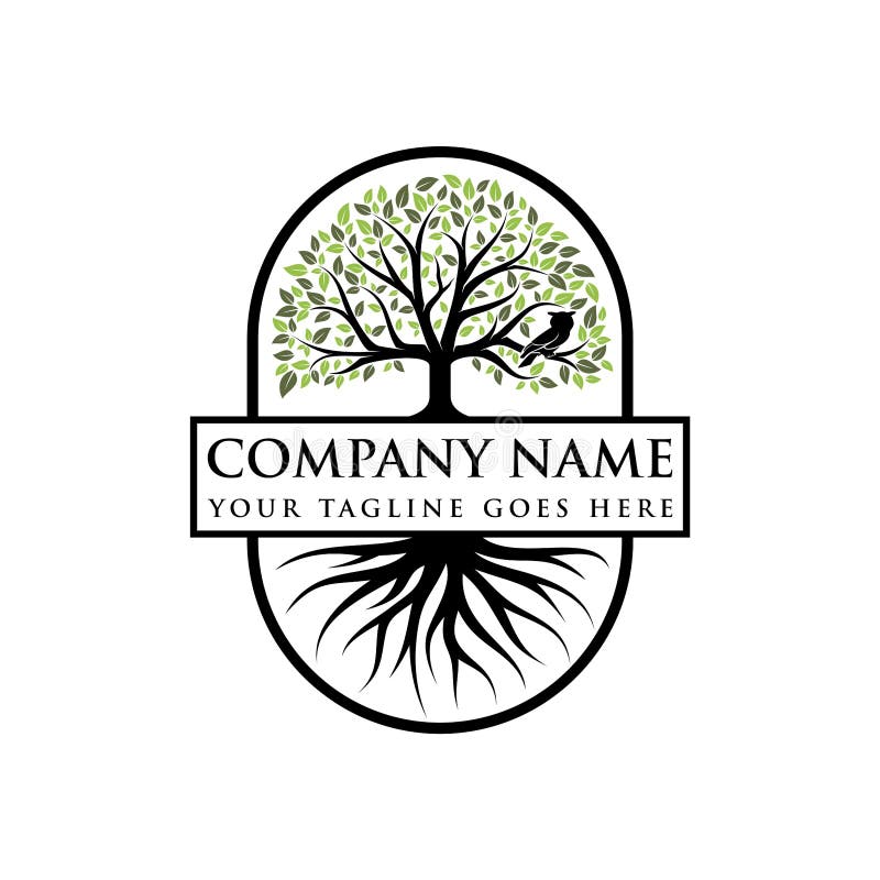 Abstract Vibrant Tree Logo Design, Root Vector - Tree of Life Logo ...