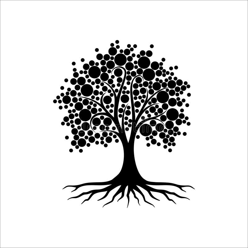 Abstract Vibrant Tree Logo Design, Root Vector - Tree of Life Logo ... Abstract Vibrant Tree Logo Design, Root Vector - Tree of Life Logo ...