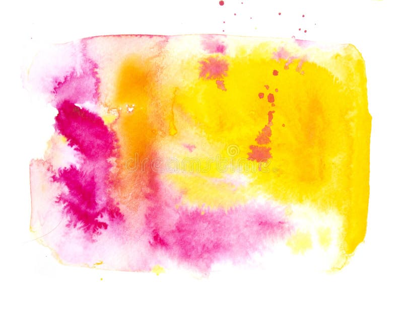 Abstract Vibrant Watercolour Splashes and Paint for Writing Over the ...