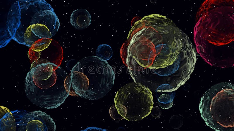 Abstract Video Computer Render for Intro, Web Design, Moving Background ...