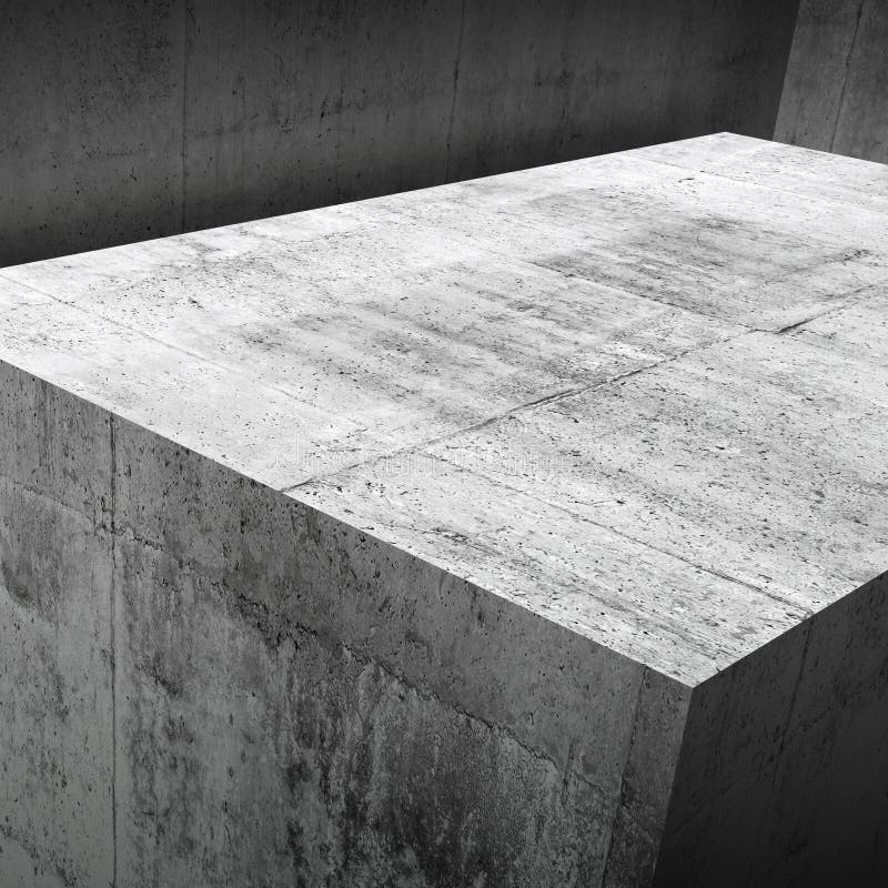 Abstracte Vierkante Witte Binnenlandse, Lege 3d Ruimte Stock ...