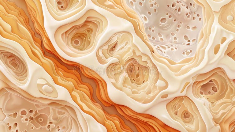 Abstract View of Biological Tissue Structure in Histological ...