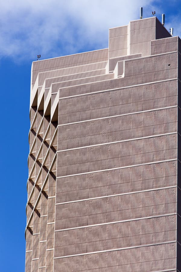 Honolulu Building without Windows Stock Image - Image of blue, window ...