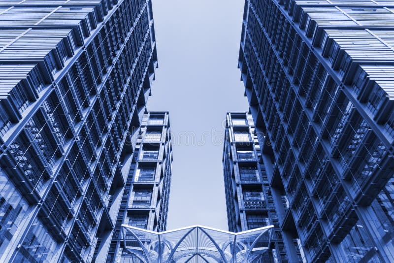 Abstract view of buildings stock image. Image of landmark - 146572265